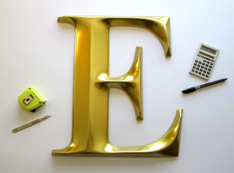 Pub Sign Letters - Times Bold Bevel Face - SIGN LETTERS