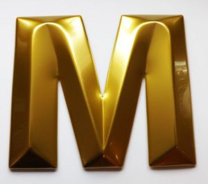Pub Sign Letters - Helvetica Bold Bevel Face - SIGN LETTERS